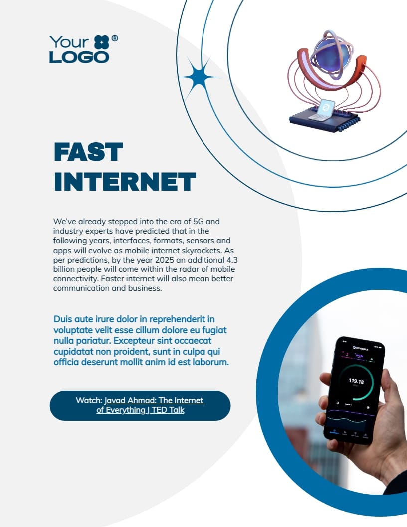 Technologies of the Future Ebook Template | Visme