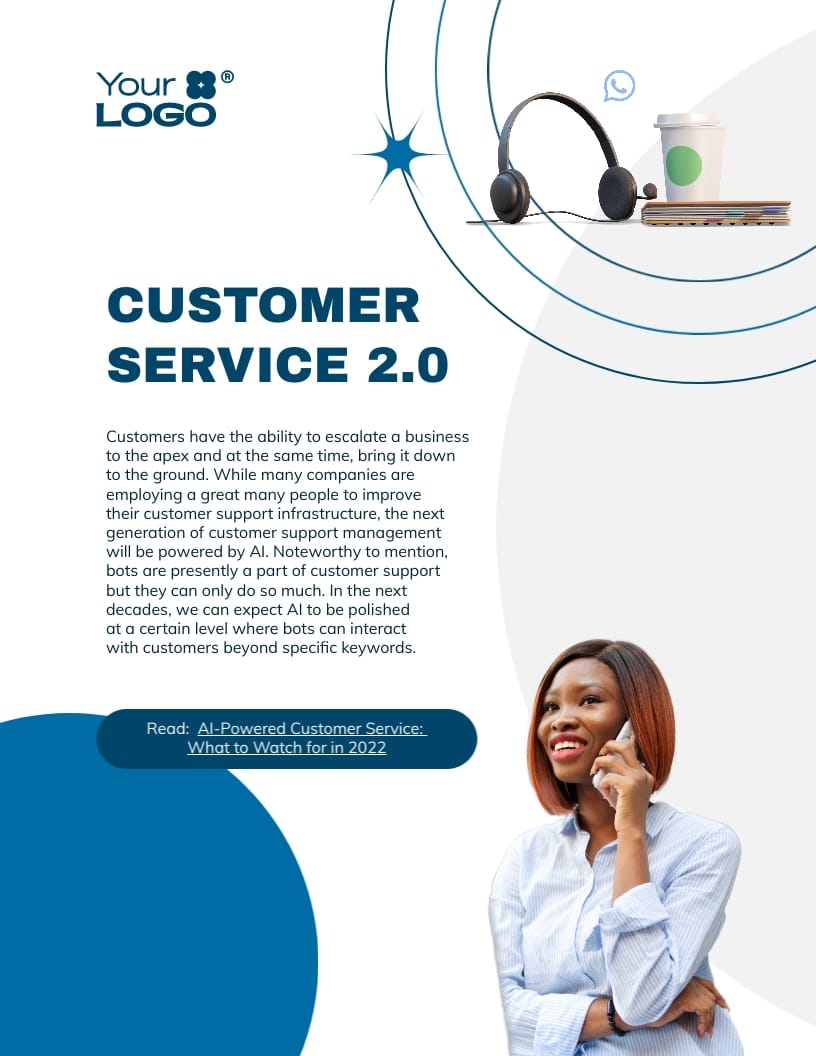 Technologies of the Future Ebook Template | Visme