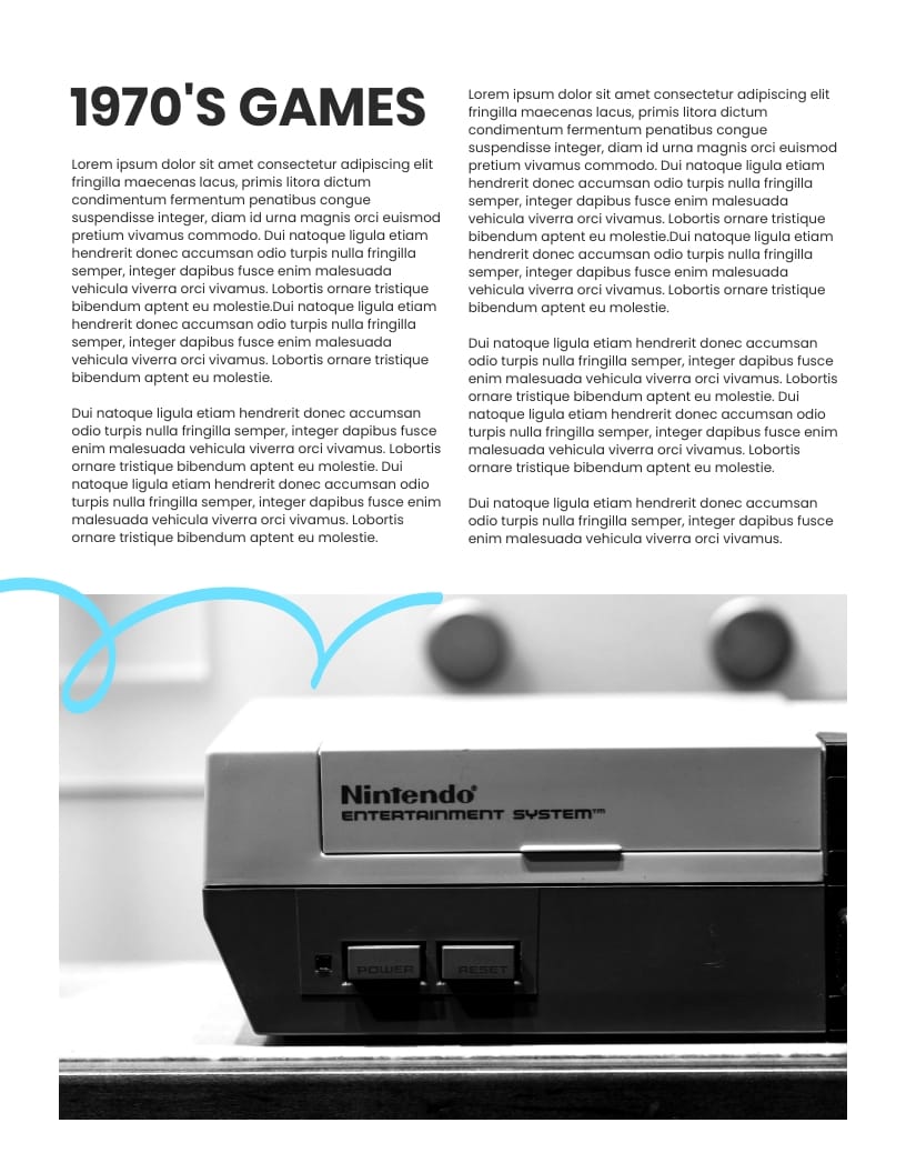 Technology Newspaper Template | Visme