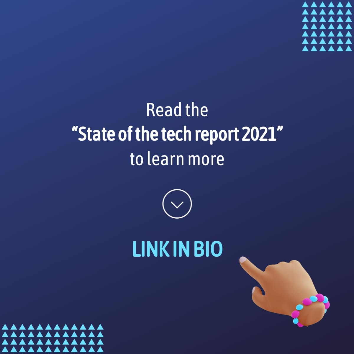 Technology Statistics Instagram Carousel Post Template | Visme