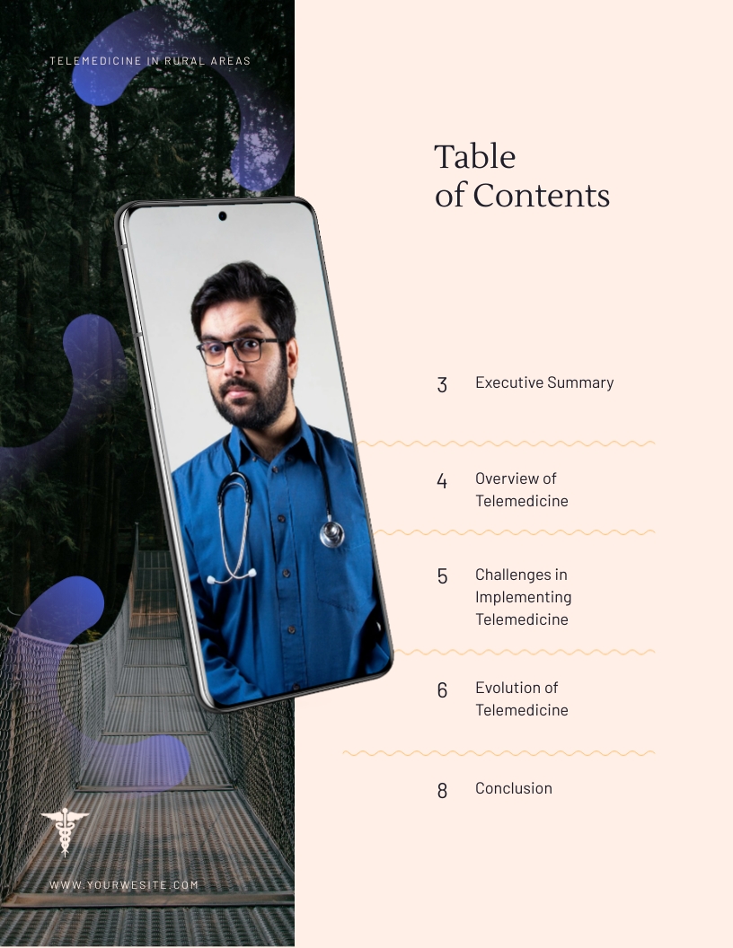 Telemedicine Medical Whitepaper Template | Visme