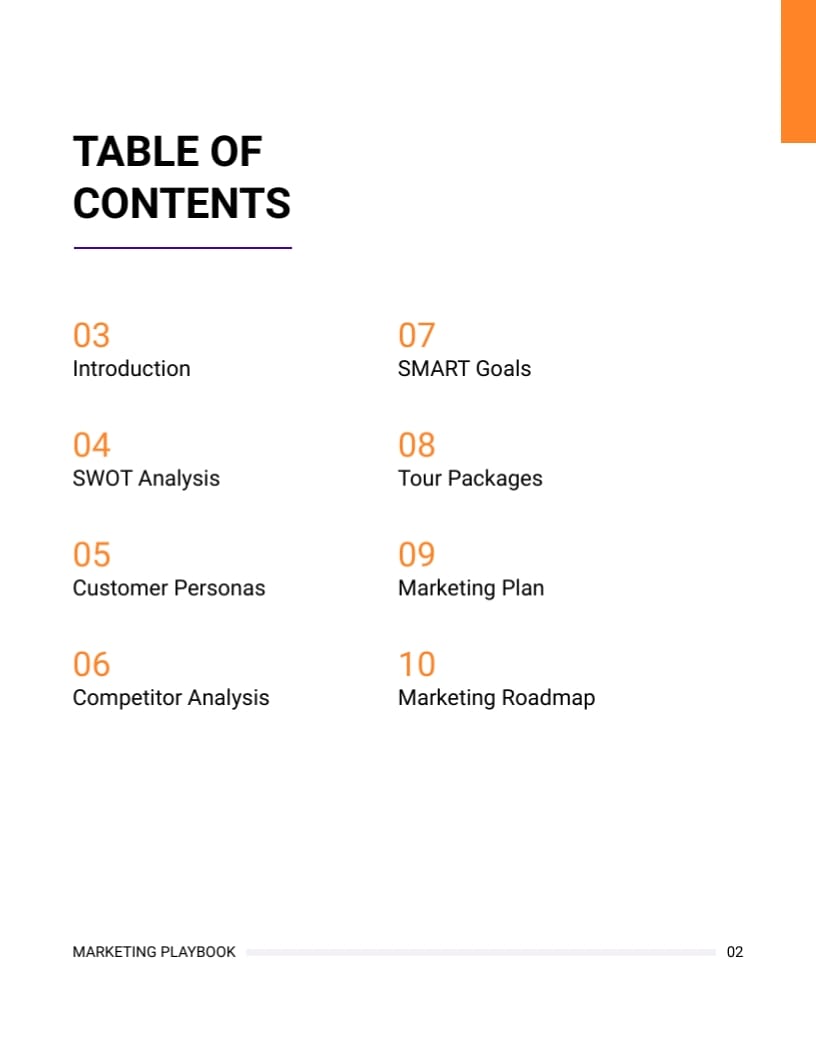 Tourism Marketing Playbook Template | Visme