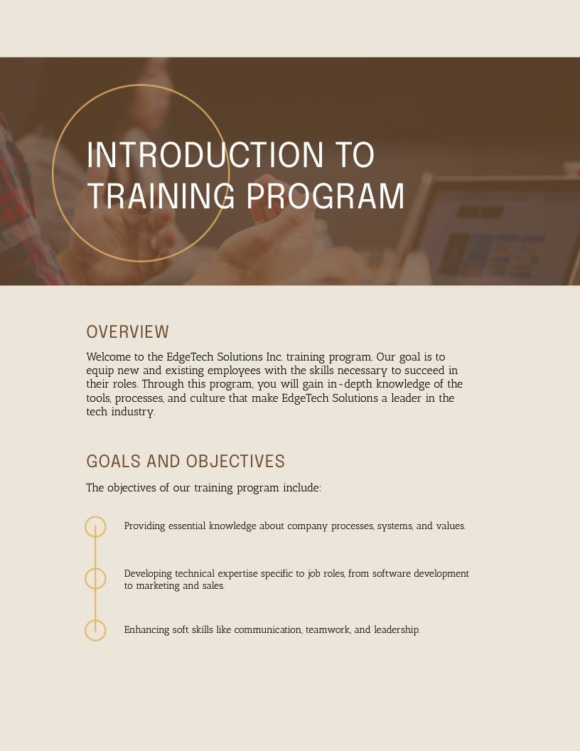 Training Instructions Template | Visme