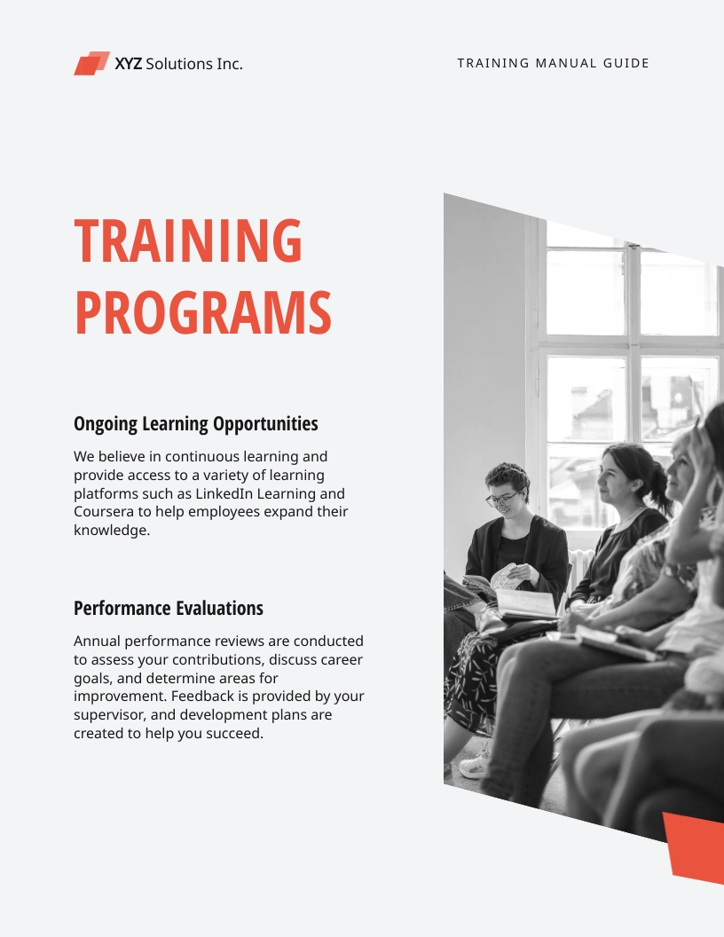 Training Manual Guide Template | Visme