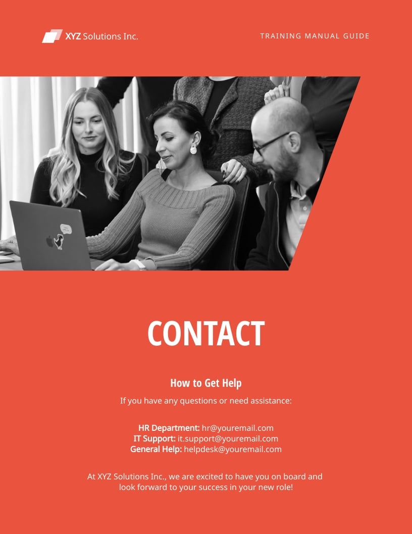 Training Manual Guide Template | Visme