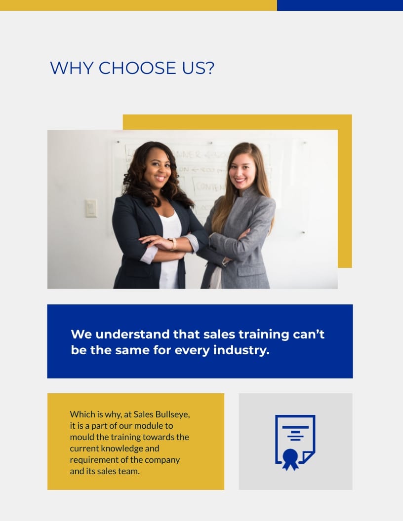 Training Proposal Template | Visme
