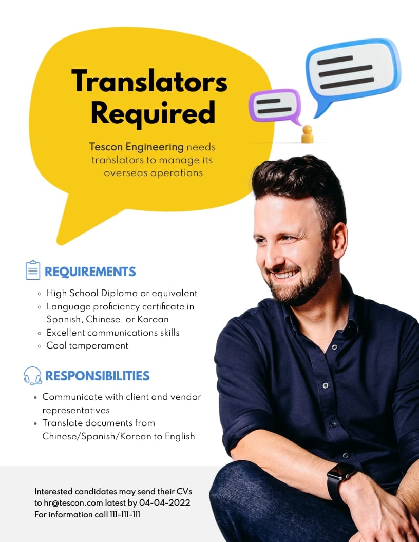 Free Job Advertisement Templates Customize Download Visme