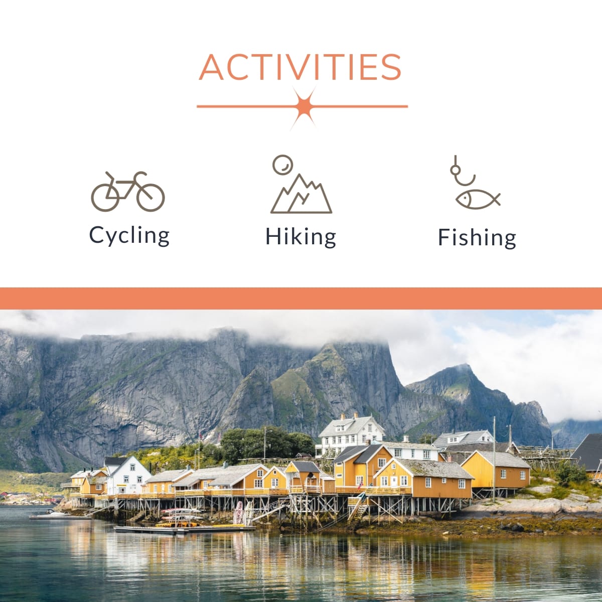 Travel Guide Instagram Carousel Post Template | Visme