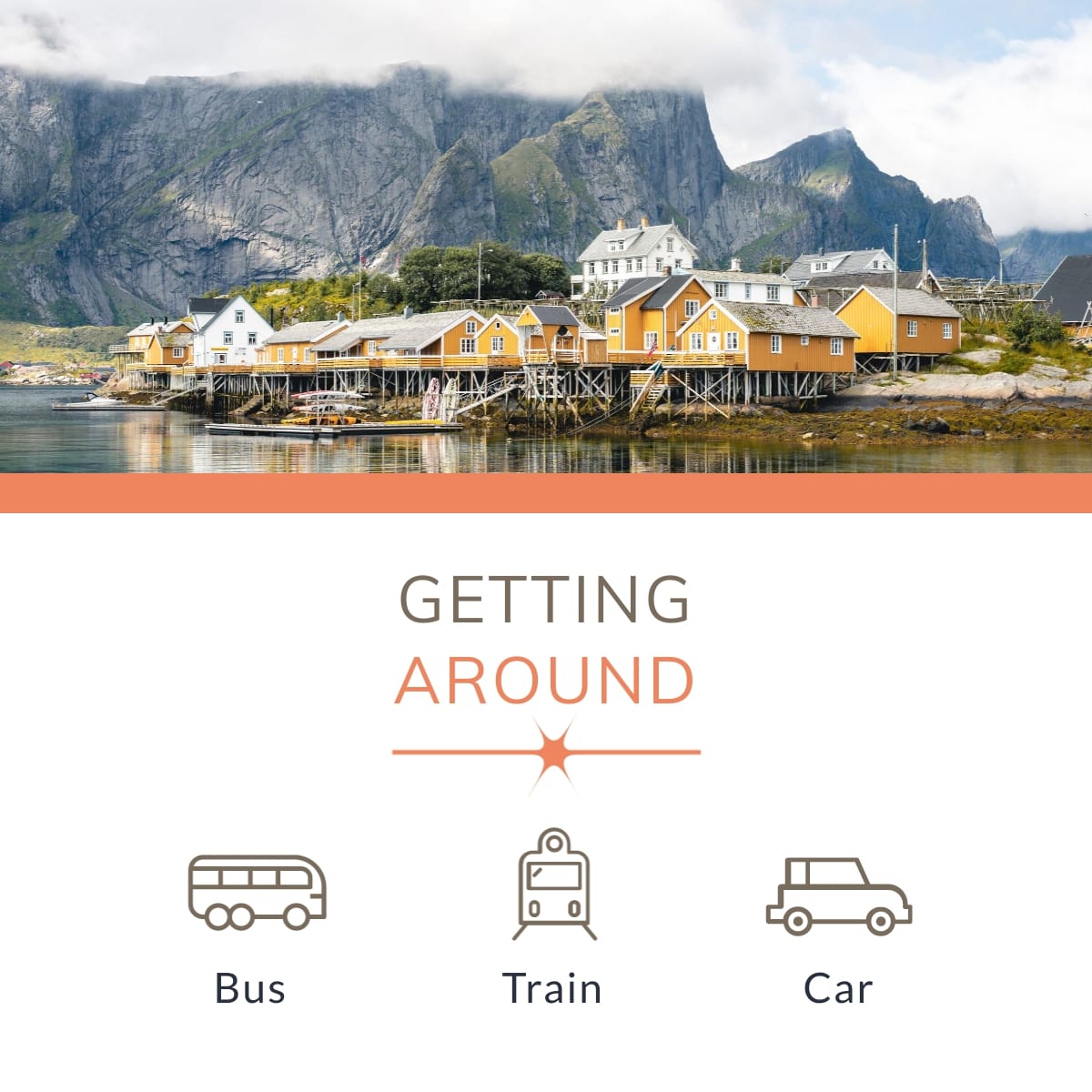 Travel Guide Instagram Carousel Post Template | Visme