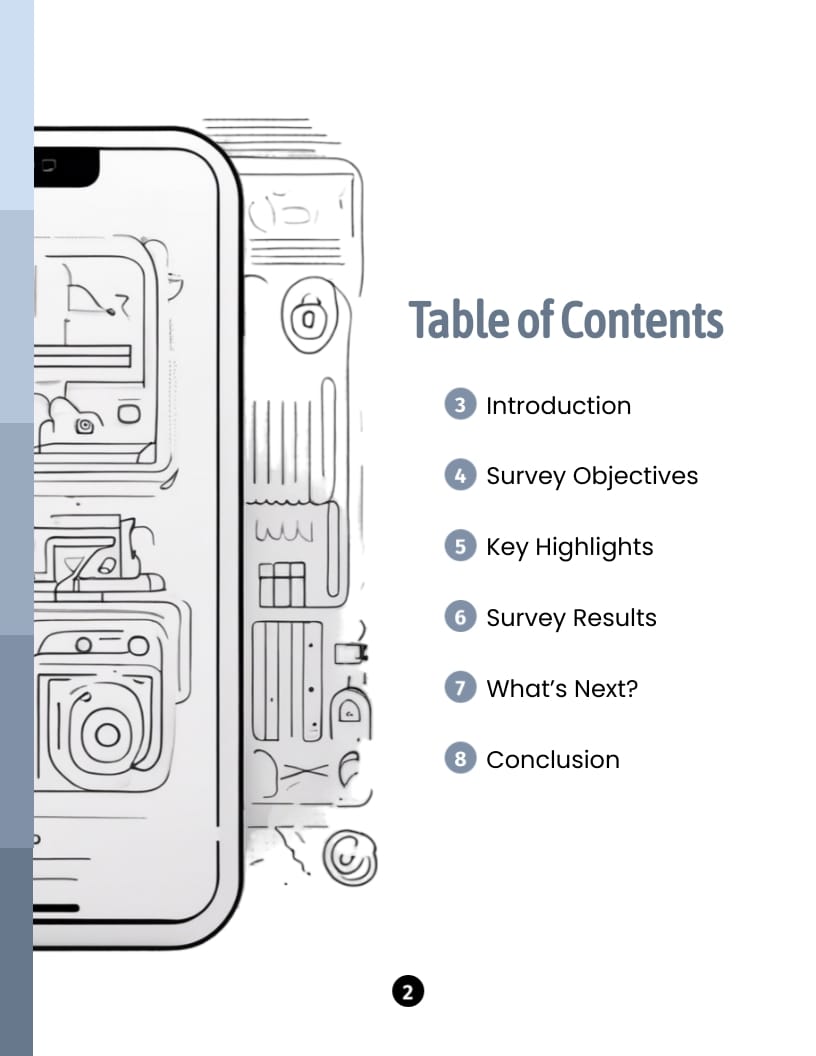 UX UI Survey White Paper Template | Visme