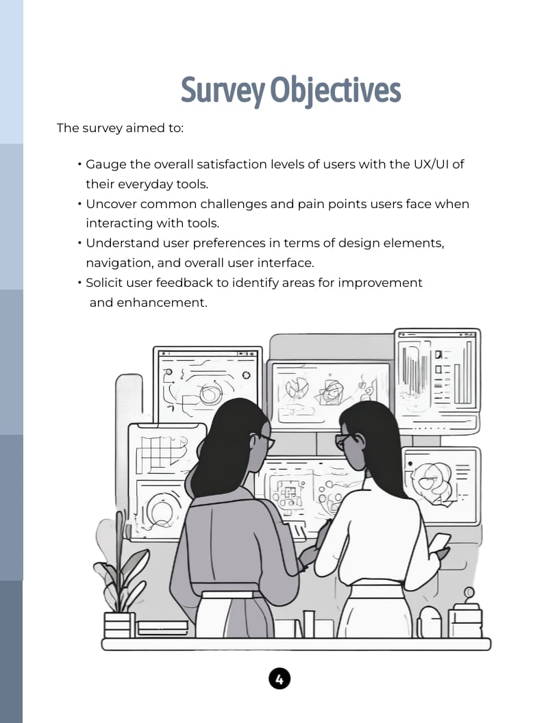 UX UI Survey White Paper Template | Visme