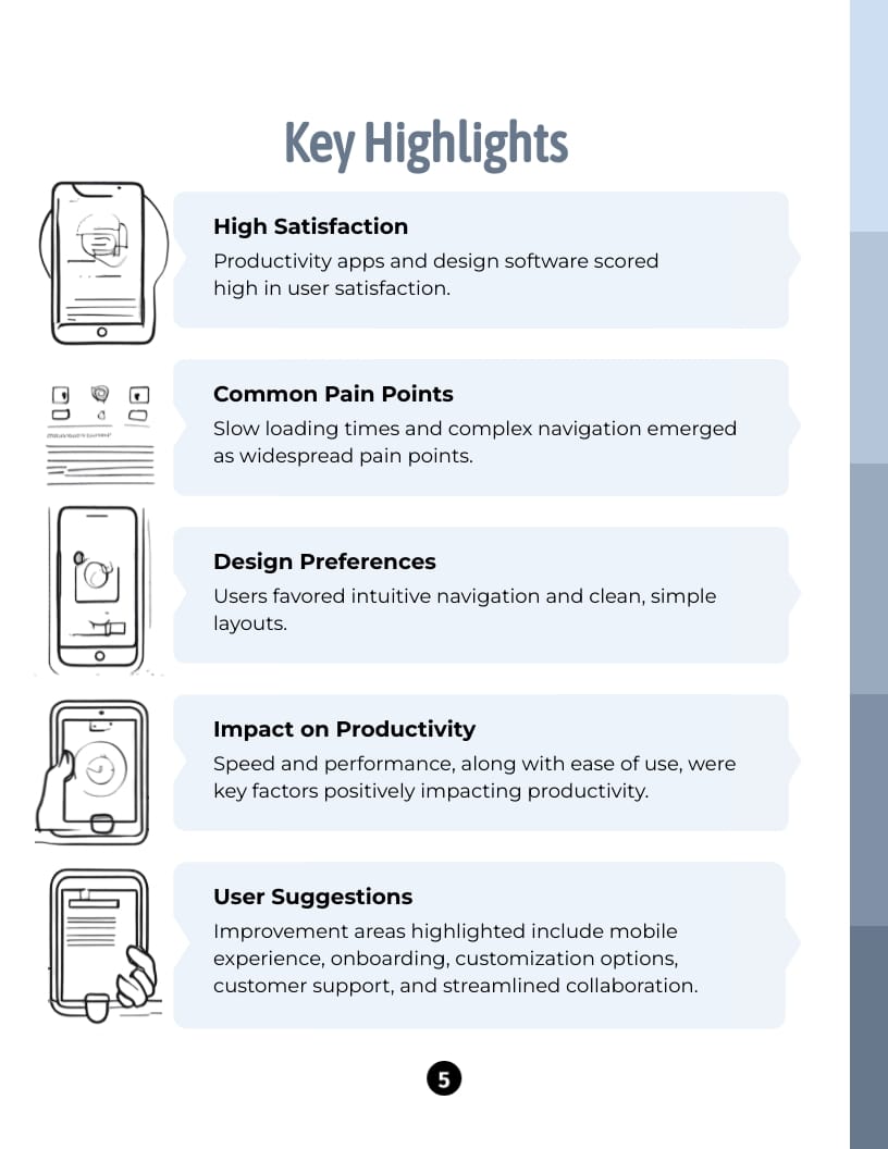 UX UI Survey White Paper Template | Visme