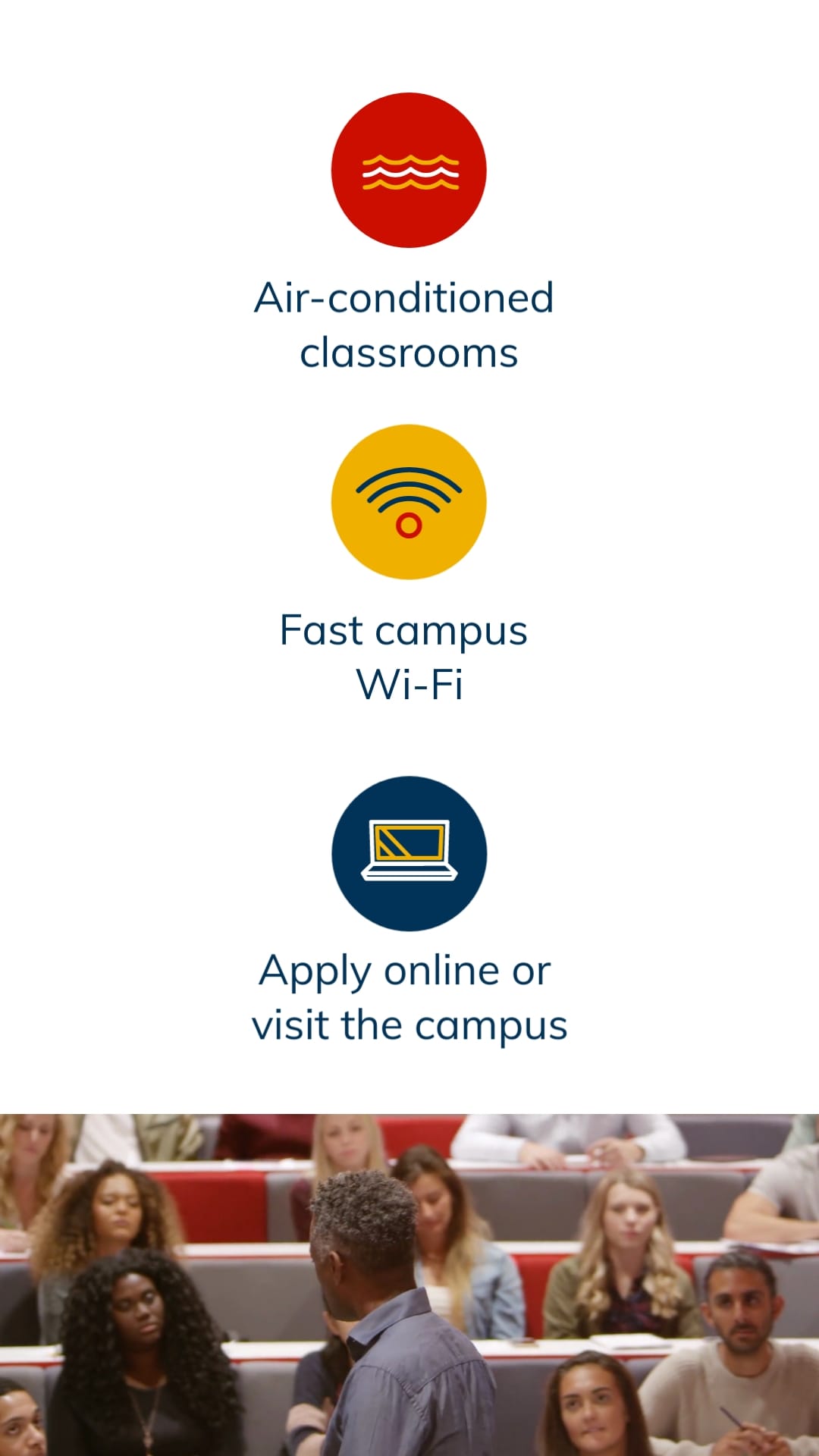 University Facebook Story Video Template | Visme