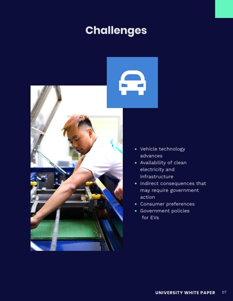 University White Paper Template | Visme