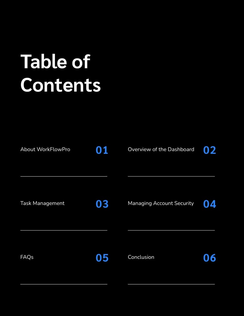 User Training Manual Template | Visme
