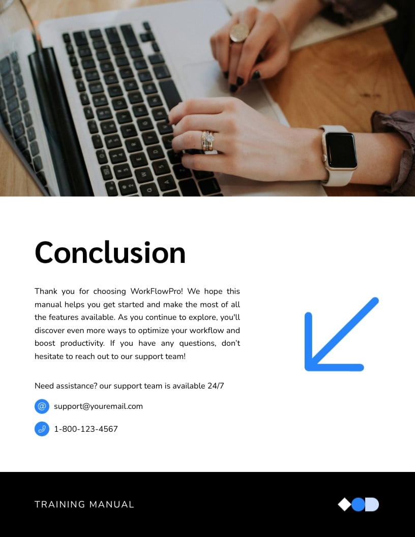 User Training Manual Template | Visme