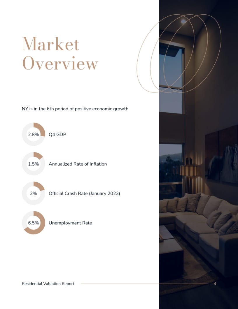 Valuation Report Template | Visme