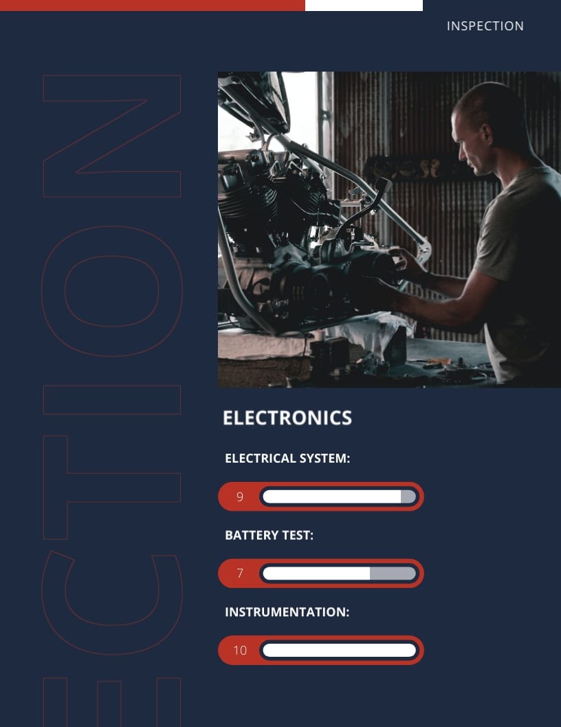 Vehicle Inspection Report Template | Visme