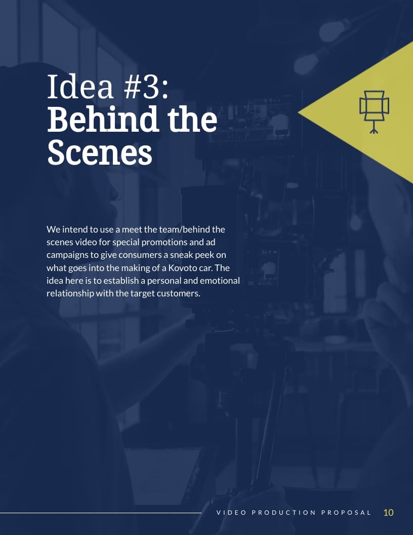 Video Production Proposal Template | Visme
