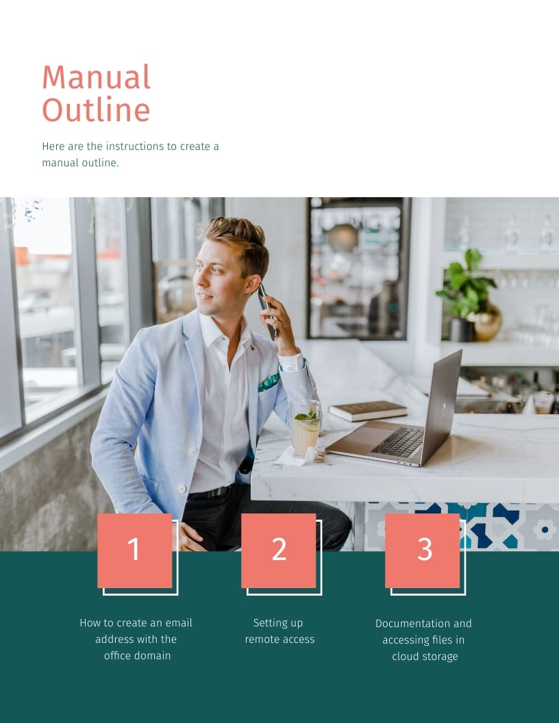 Virtual Administrator Training Manual Template | Visme