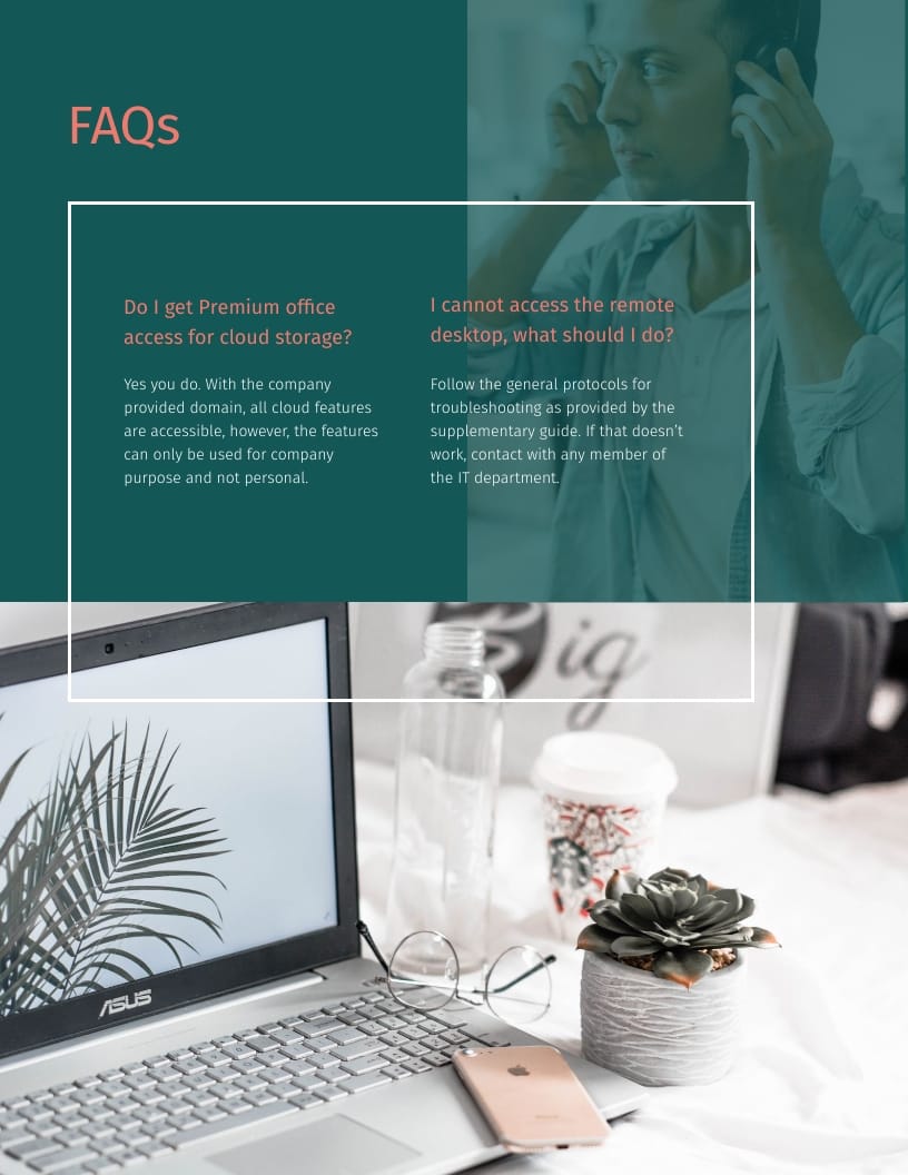 Virtual Administrator Training Manual Template | Visme
