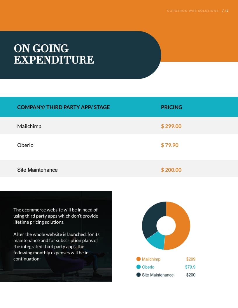 Web Development Project Proposal Template Visme