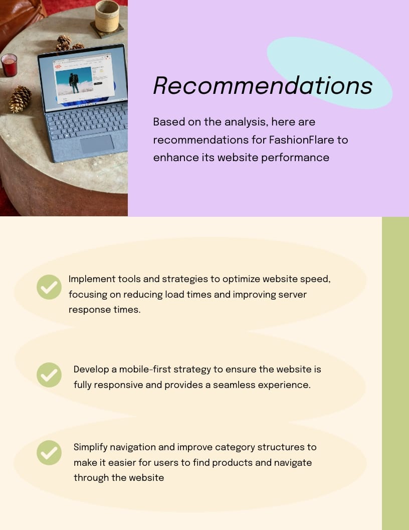 Website Competitor Analysis Report Template | Visme