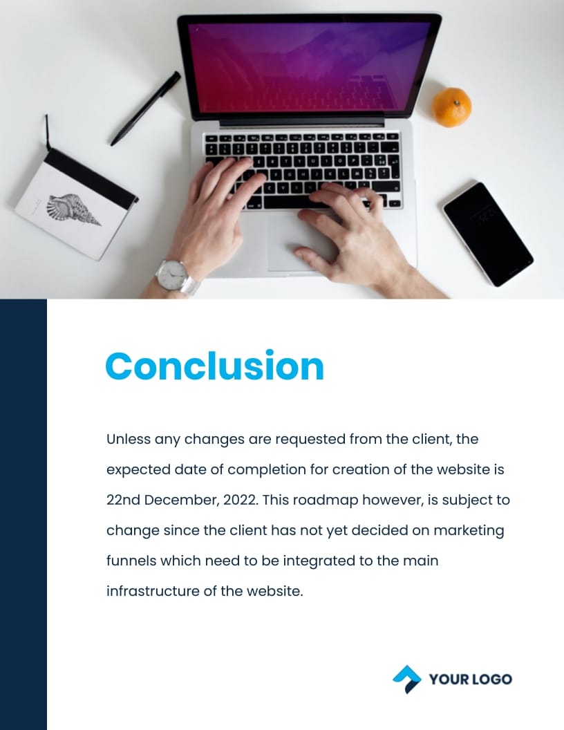 Website Project Management Status Report Template | Visme