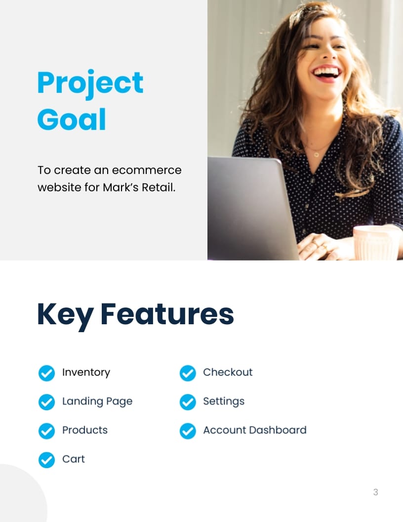 Website Project Management Status Report Template | Visme