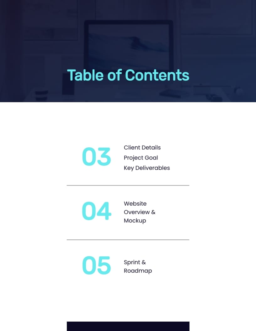 Website Work Plan Template | Visme