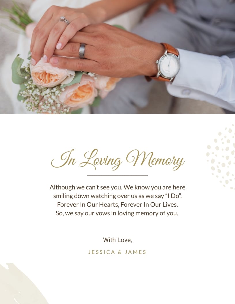 Wedding Booklet Template | Visme