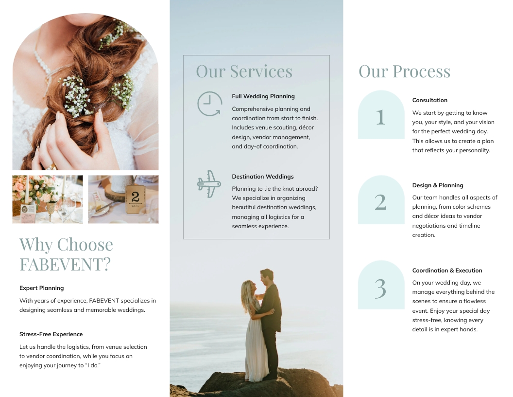 Wedding Brochure Template | Visme