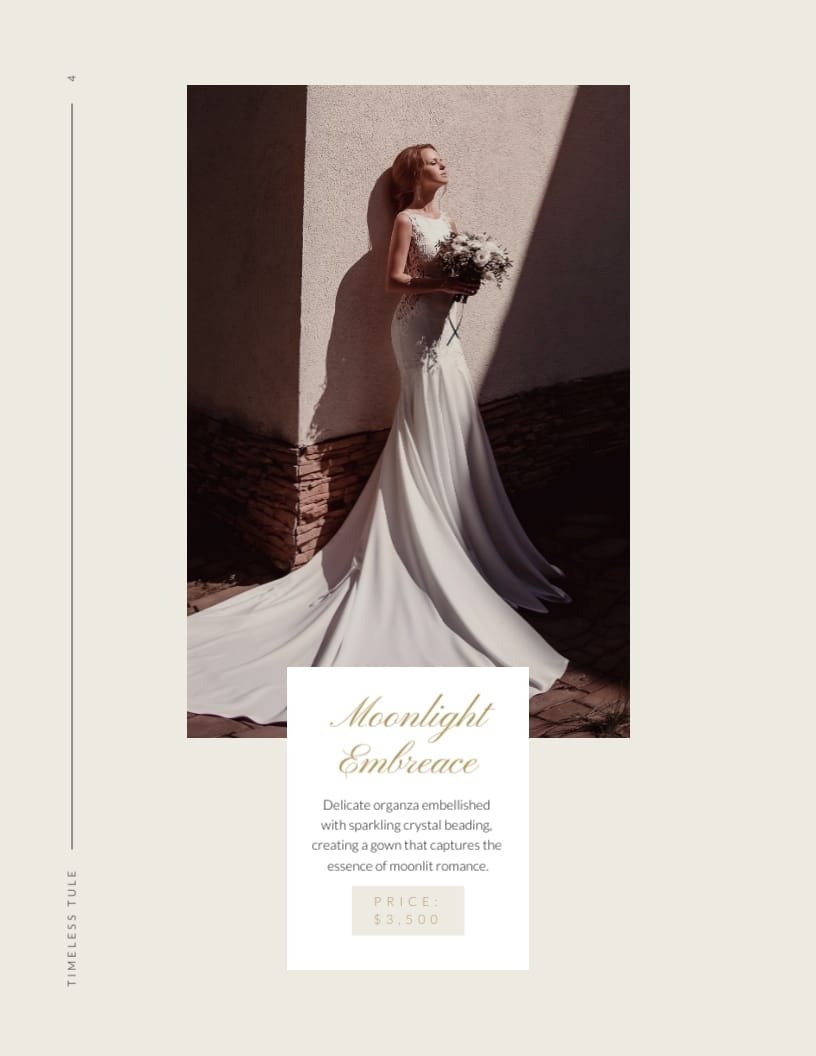 Wedding Wear Catalog Template | Visme