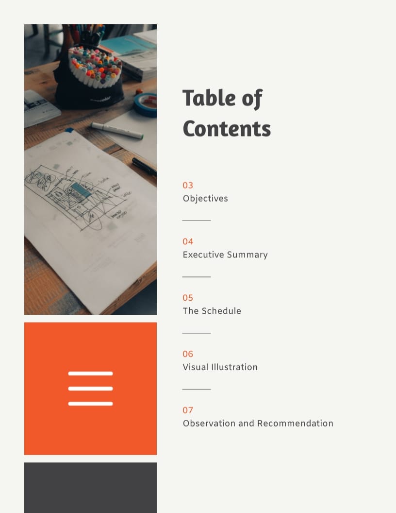 Weekly Construction Project Status Report Template | Visme