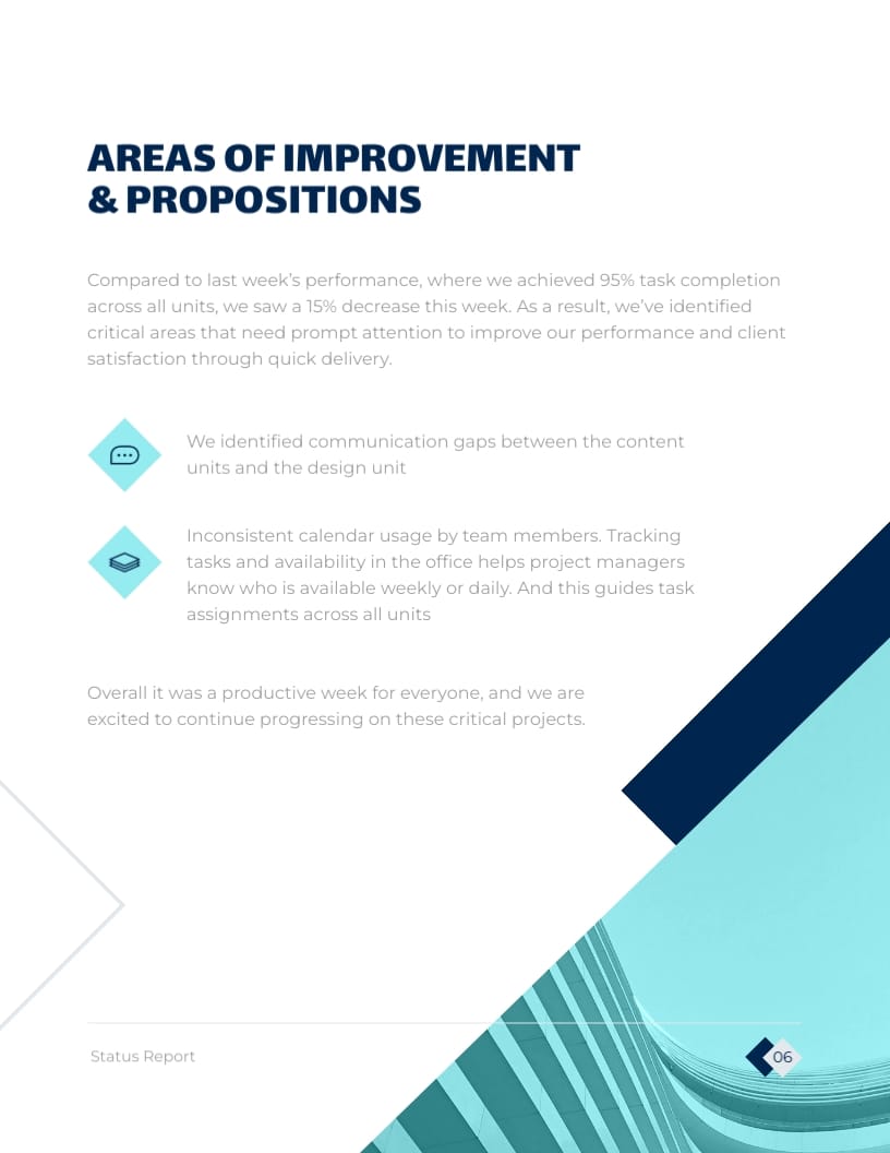 Weekly HR Report Template | Visme