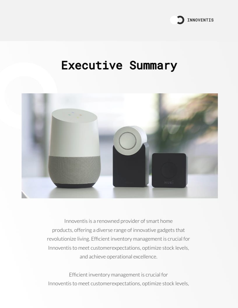 Weekly Inventory Management Report Template | Visme