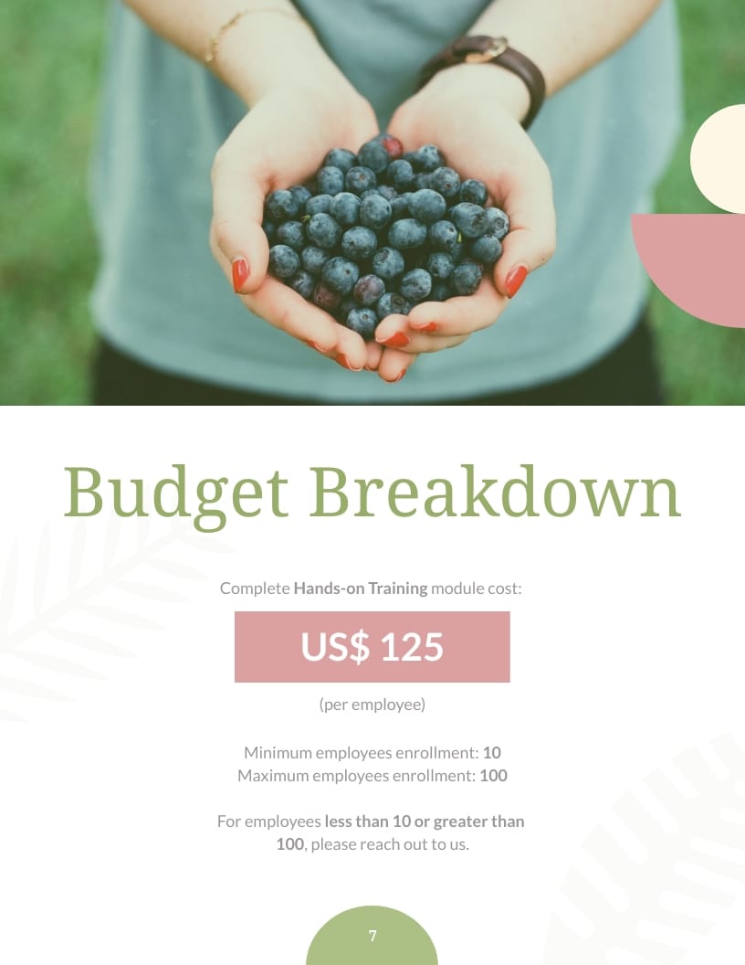 Wellness Proposal Template | Visme