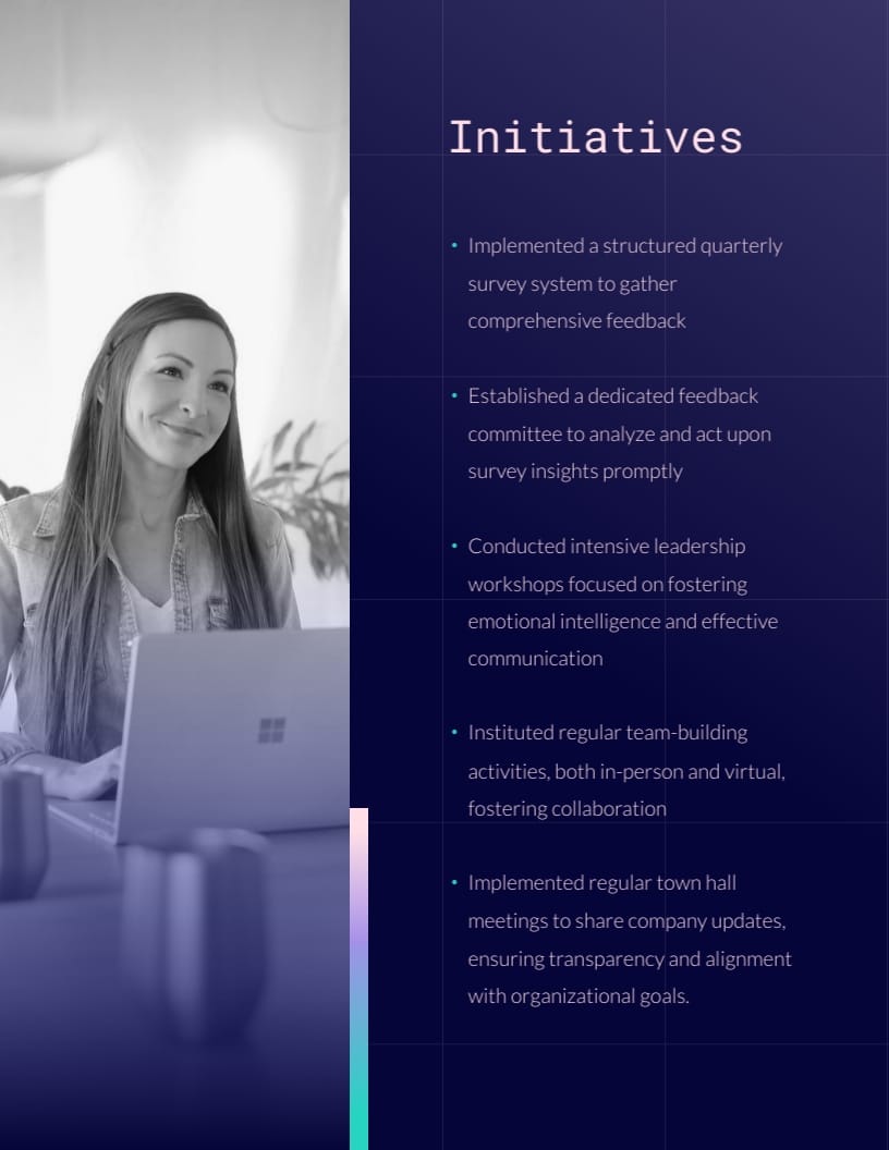 Workplace Culture Case Study Template | Visme