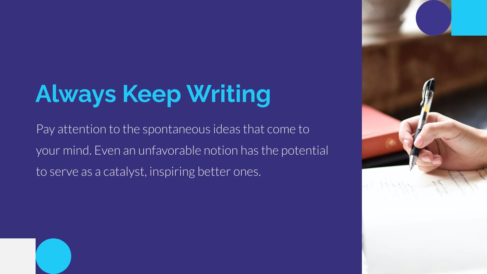 Writing Tips Twitter X Carousel Post Template | Visme