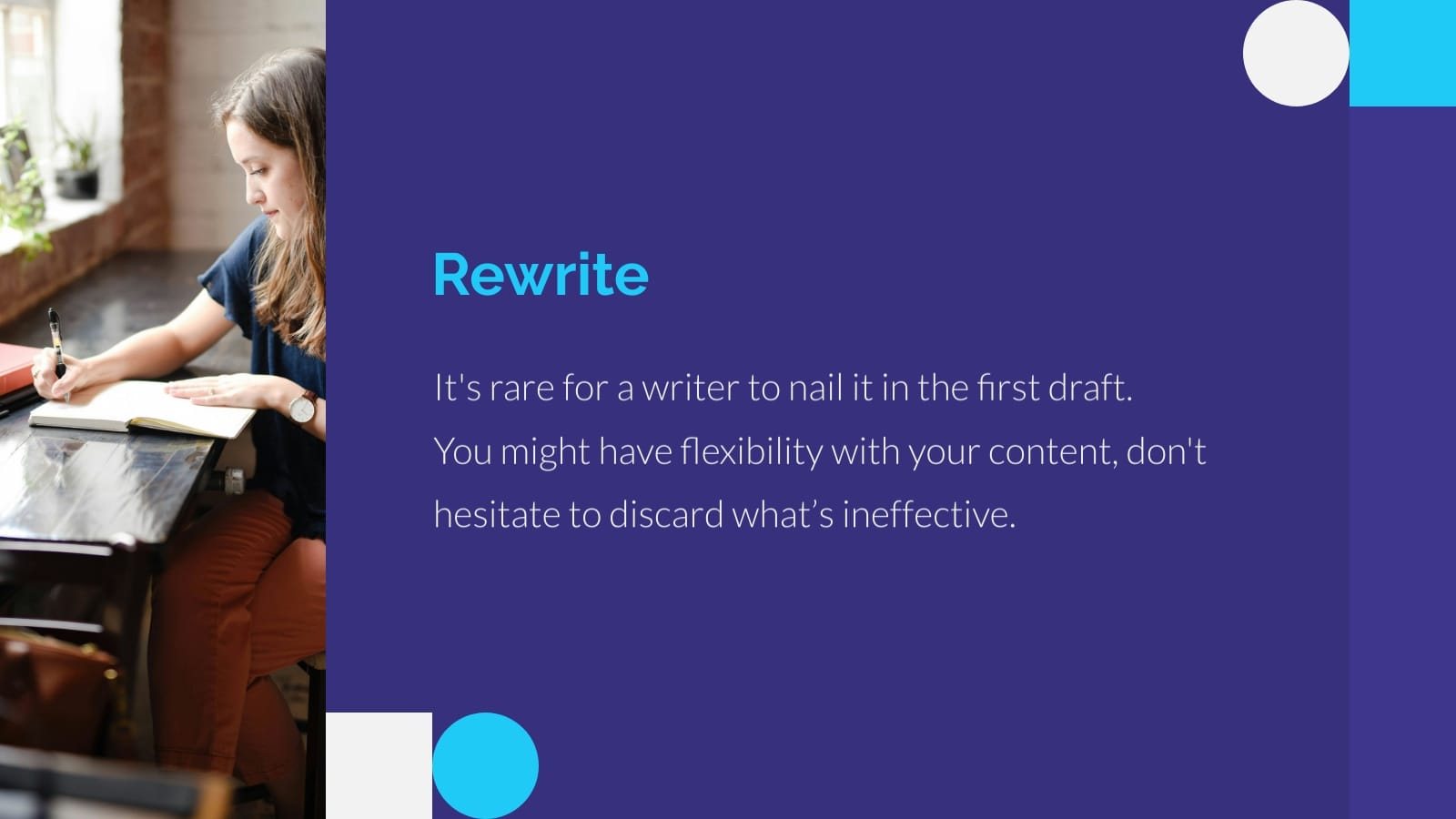 Writing Tips Twitter X Carousel Post Template | Visme