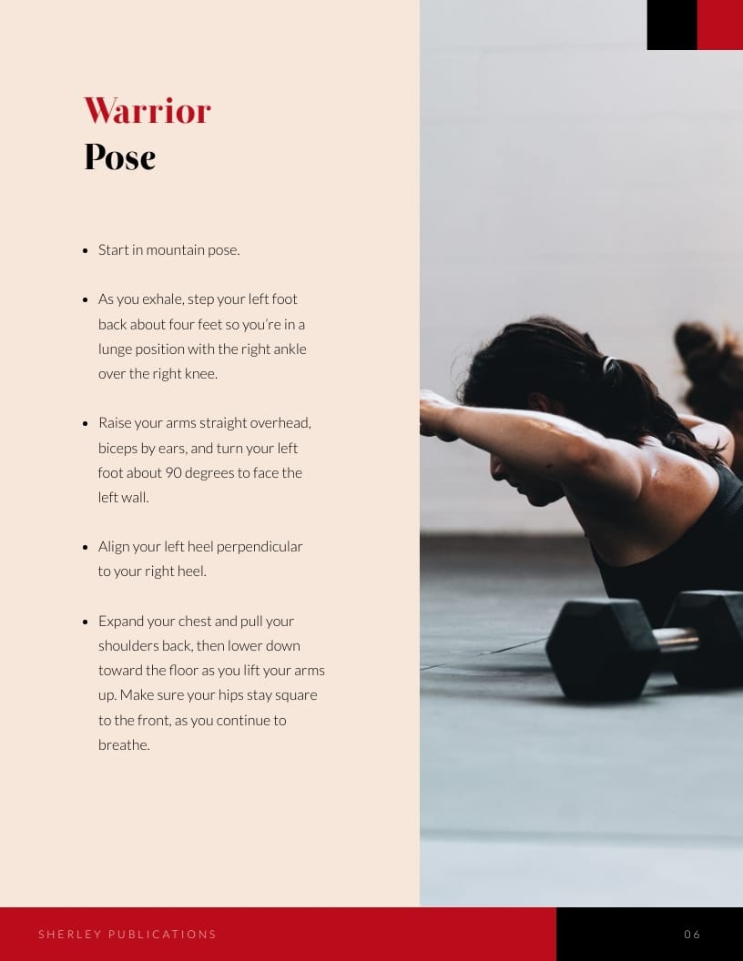 Yoga Ebook Template | Visme
