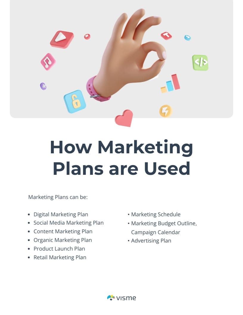 Documents Marketing Plans Guide Template | Visme
