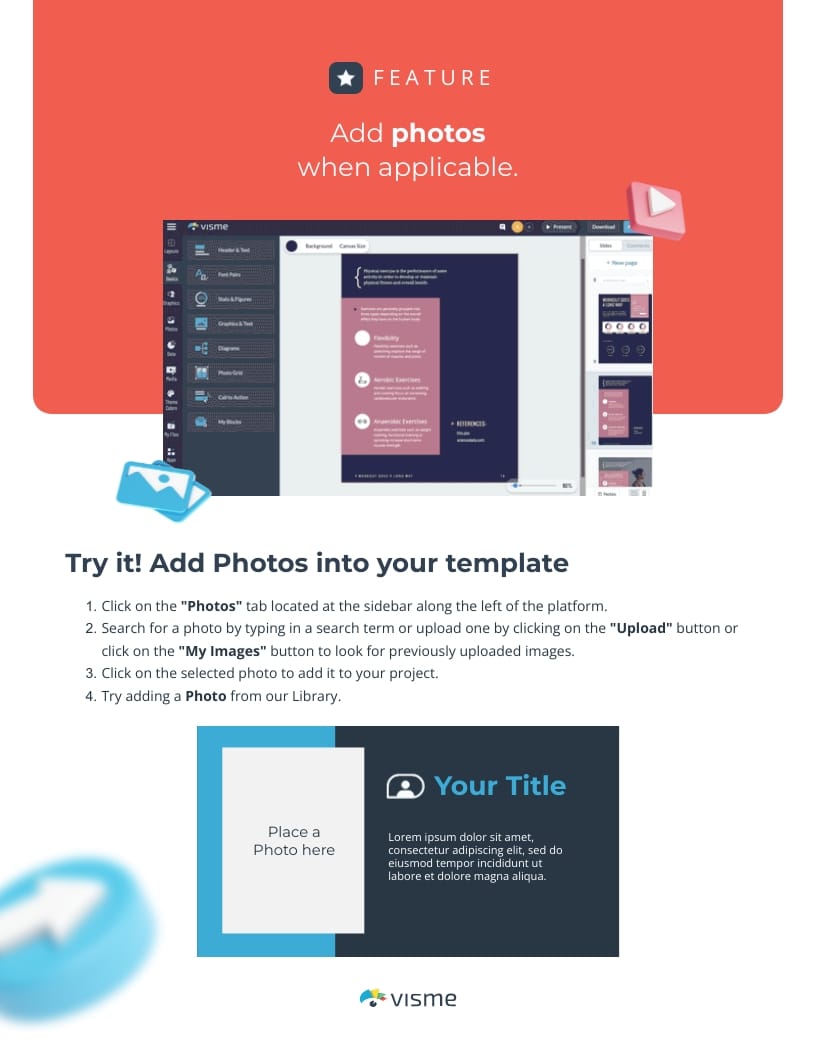 Proposals project guide Template | Visme