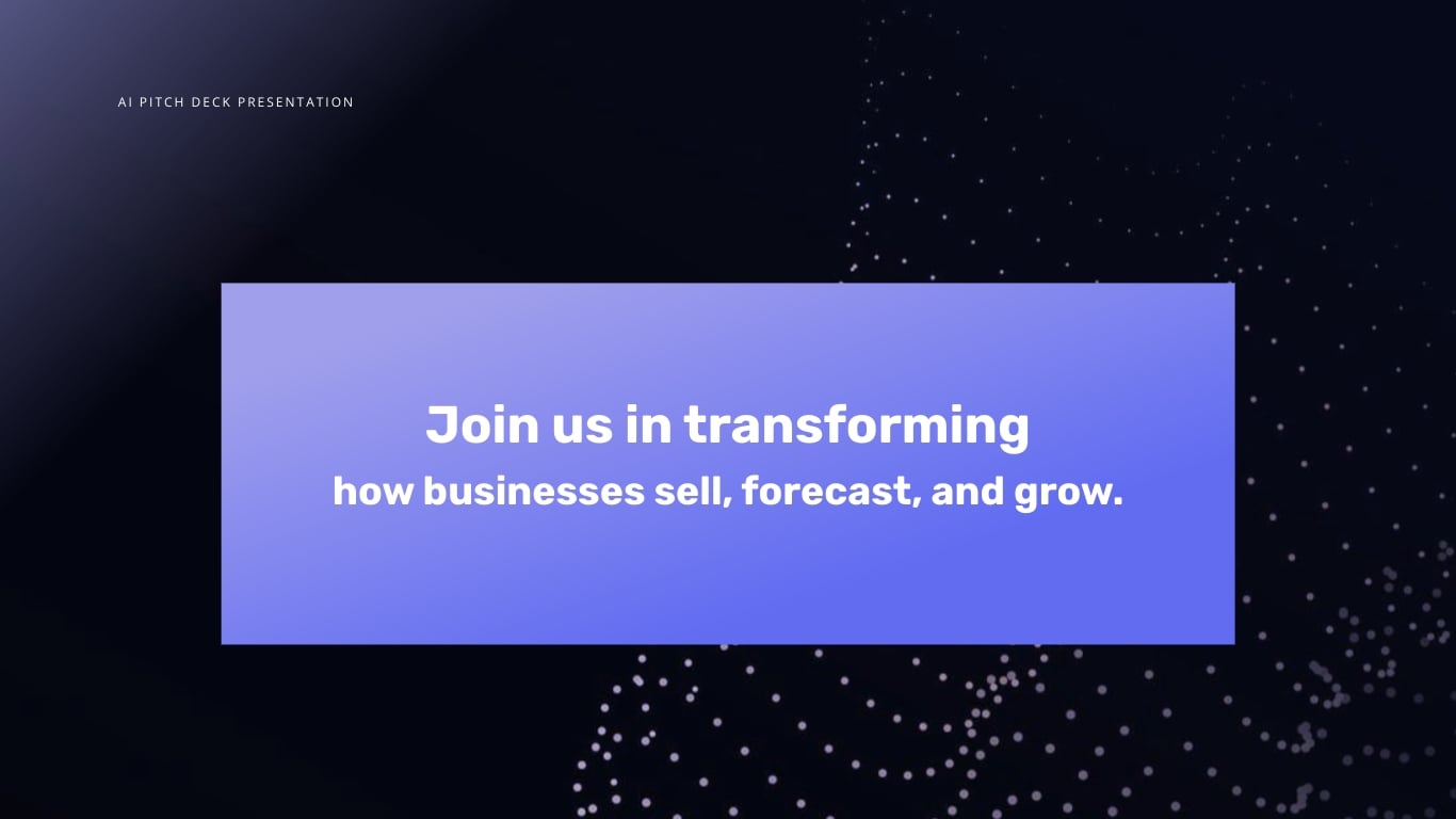 AI Pitch Deck Presentation Template | Visme
