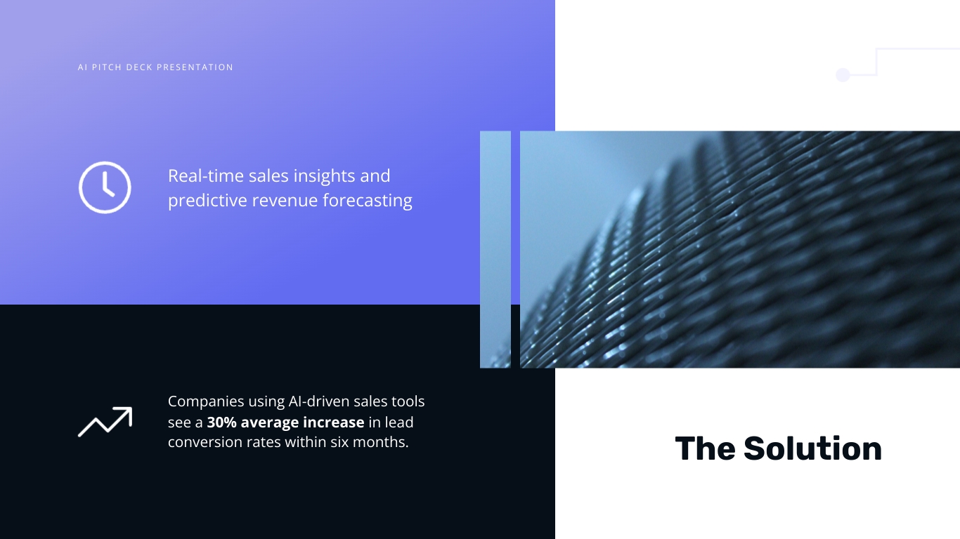 AI Pitch Deck Presentation Template | Visme