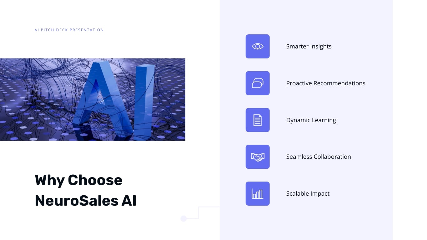 AI Pitch Deck Presentation Template | Visme