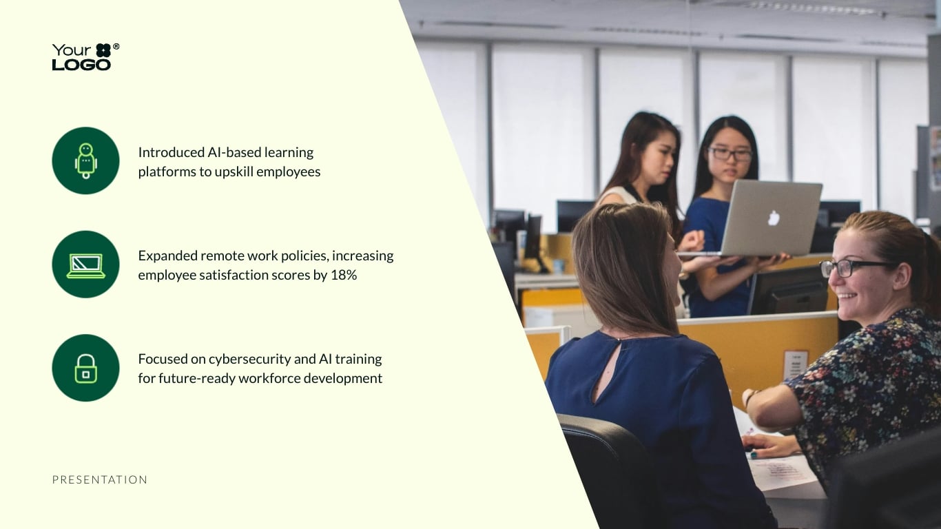 Annual Board Report Presentation Template | Visme