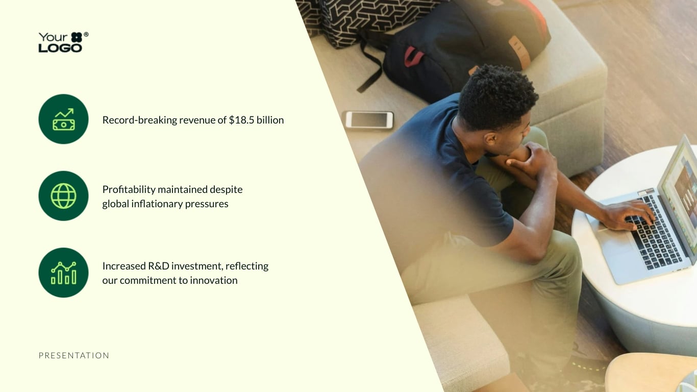 Annual Board Report Presentation Template | Visme