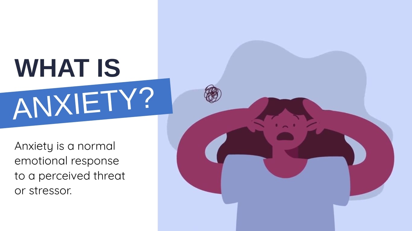 Anxiety and Mental Health Presentation Template | Visme
