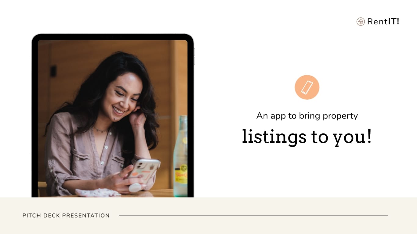 App Pitch Deck Template | Visme